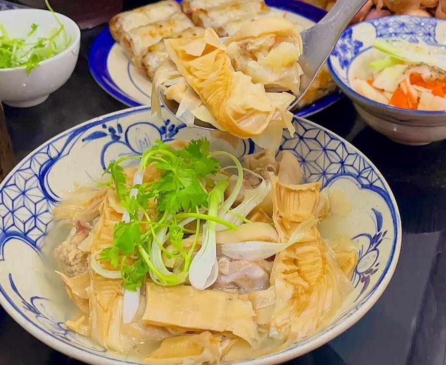 Hanoi’s Tet feast are signature dishes, such as neatly wrapped spring ...