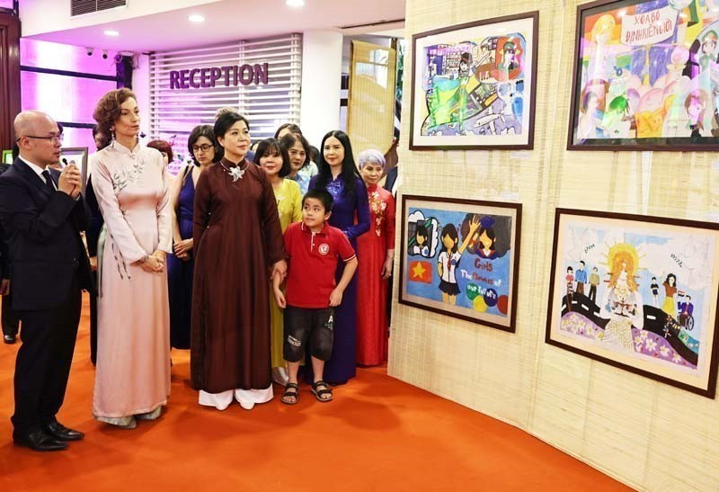 Party leader’s spouse joins UNESCO head in celebrating gender equality ...