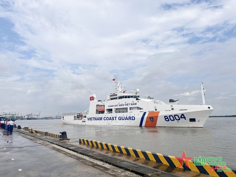 Ship sailing to RoK for coast guard exchange | Vietnam+ (VietnamPlus)