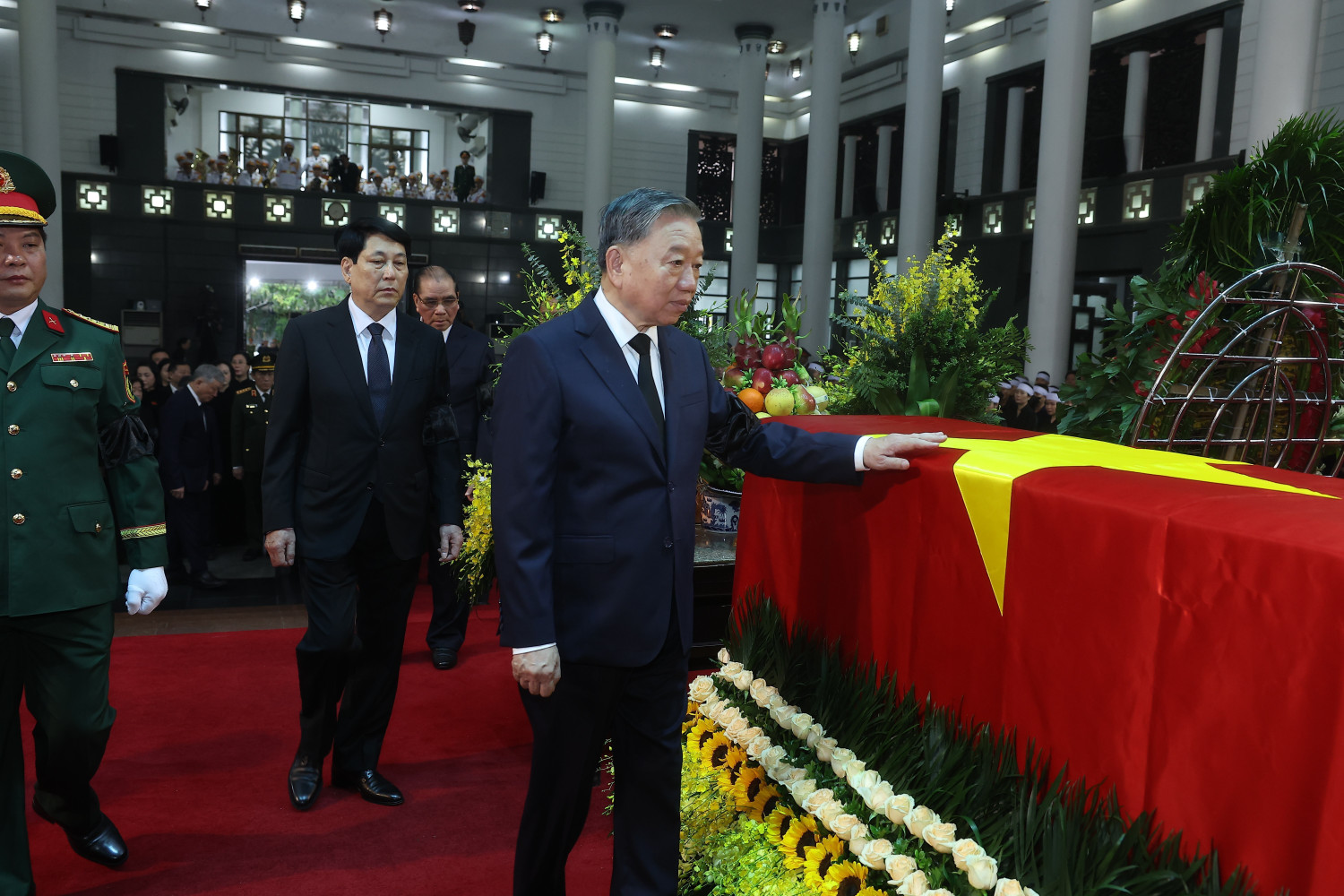 State funeral held for former State President Tran Duc Luong | Vietnam+ (VietnamPlus)