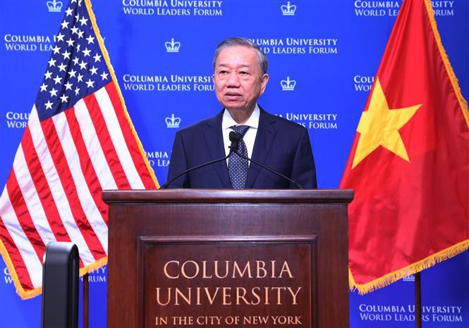 Vietnam’s top leader visits, delivers policy speech at Columbia ...