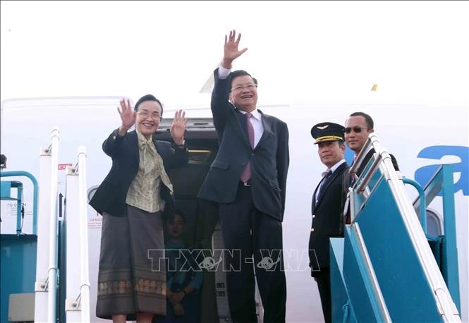 Lao top leader thanks Vietnam following state visit | Vietnam+ ...