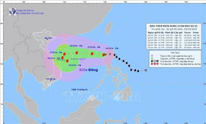 Urgent response urged as Typhoon Trami looming | Vietnam+ (VietnamPlus)