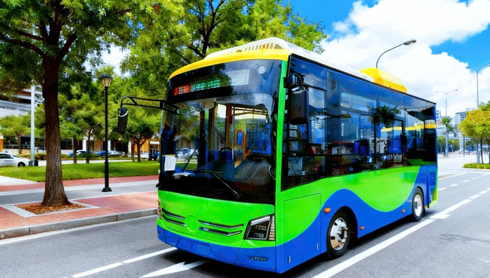 First public electric bus route in Con Dao Special Zone starts on ...