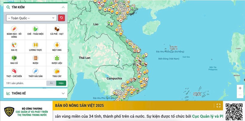 Vietnam Agricultural Map drives digital transformation of local produce ...