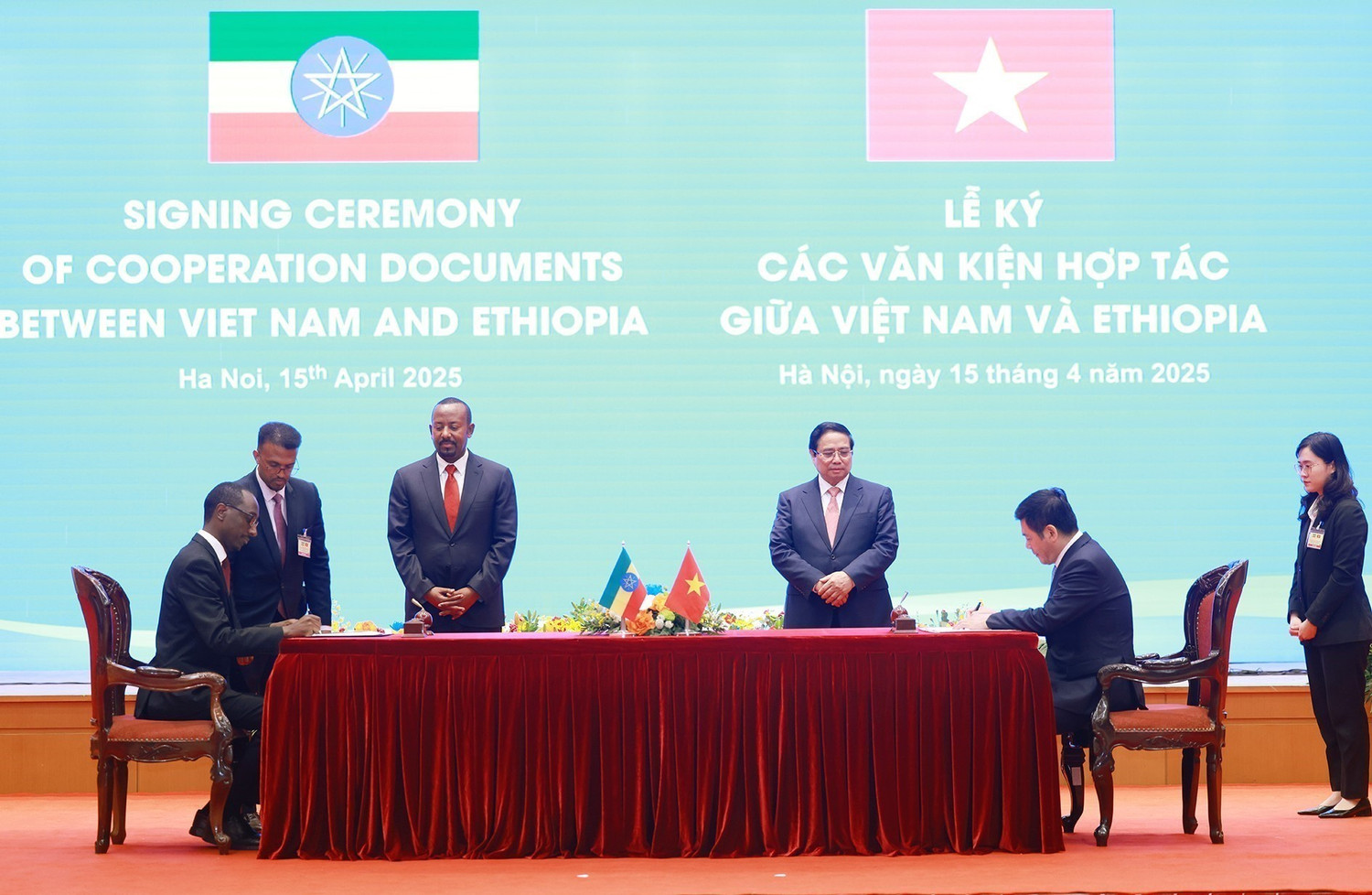 Vietnamese, Ethiopian PMs hold talks | Vietnam+ (VietnamPlus)