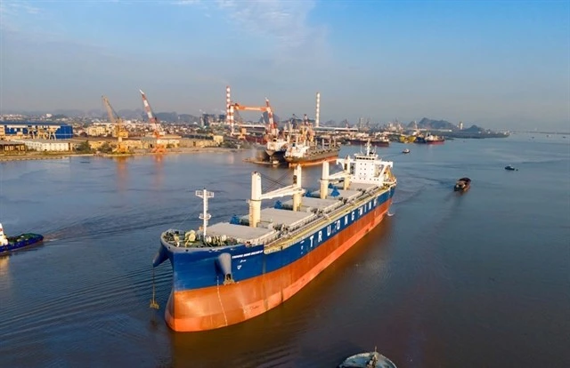 Largest ever made-in-Vietnam bulk carrier ready to sail | Vietnam+ ...