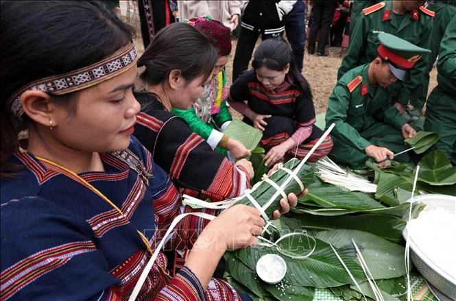 Culture-tourism village hosts ethnic people’s traditional activities ...