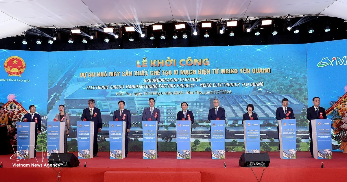 Work starts on 500-million-USD Meiko semiconductor plant in Phu Tho ...