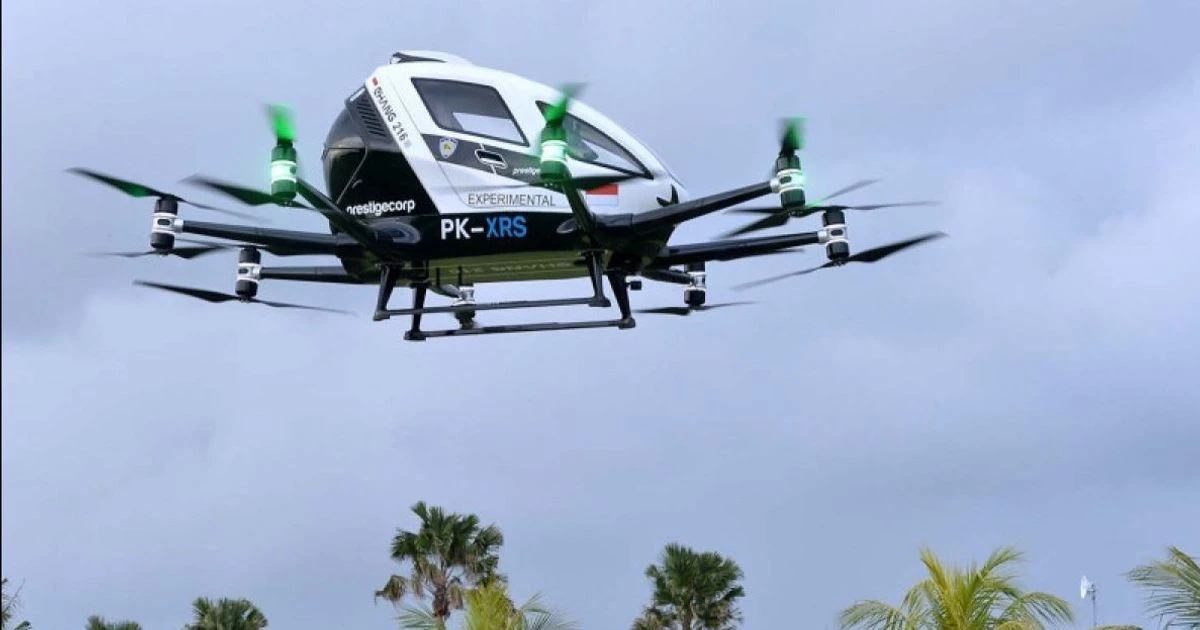Indonesia approves testing of flying taxis in new capital Nusantara ...