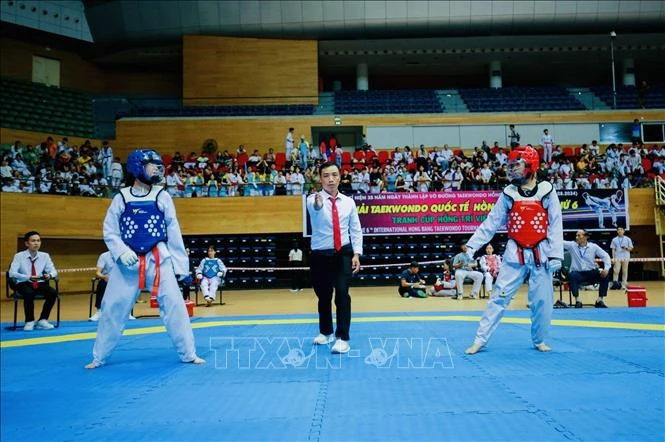 Hong Bang open int'l Taekwondo championship kicks off in Da Nang | Vietnam+ (VietnamPlus)