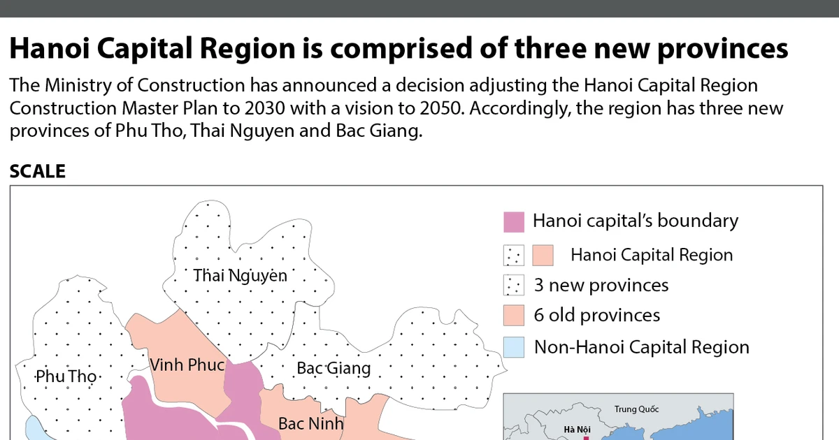 Three new provinces added to Hanoi Capital Region | Vietnam+ (VietnamPlus)
