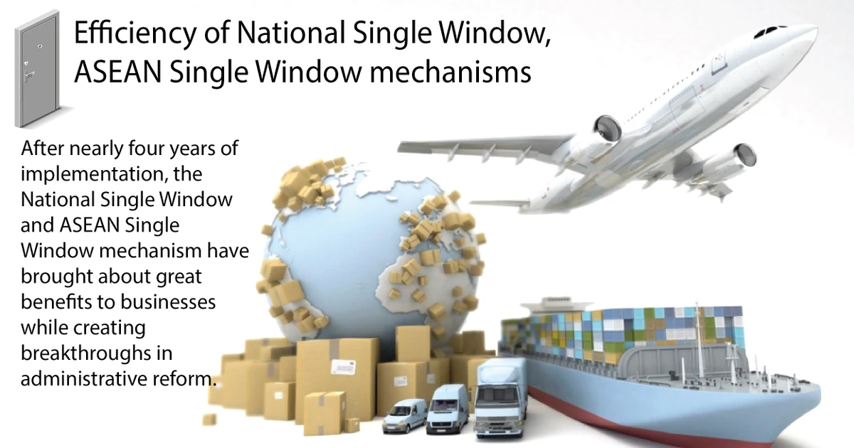 Efficiency of National Single Window, ASEAN Single Window mechanisms ...