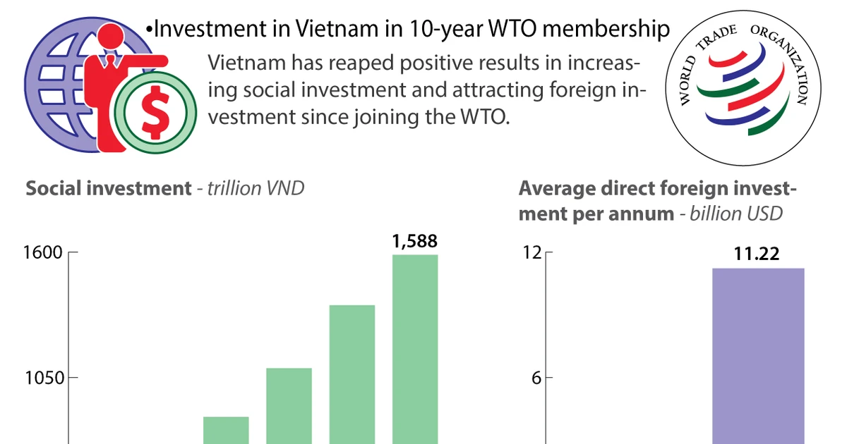 Investment in Vietnam in 10-year WTO membership | Vietnam+ (VietnamPlus)