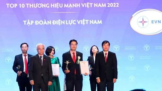EVN ranked in Top 10 strong brands of Vietnam in 2022 | Vietnam+ ...