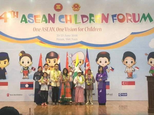 Fourth ASEAN Children Forum opens in Hanoi | Vietnam+ (VietnamPlus)