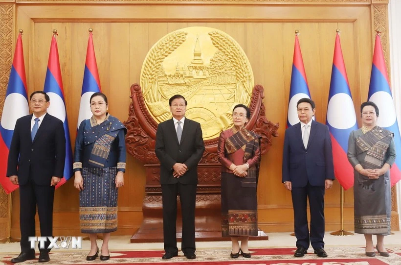 Lao leader optimistic about national development goals | Vietnam+ ...