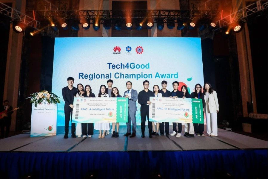 Vietnam wins first prize at Asia Pacific Seeds for Future Tech4Good Competition | Vietnam+ ...
