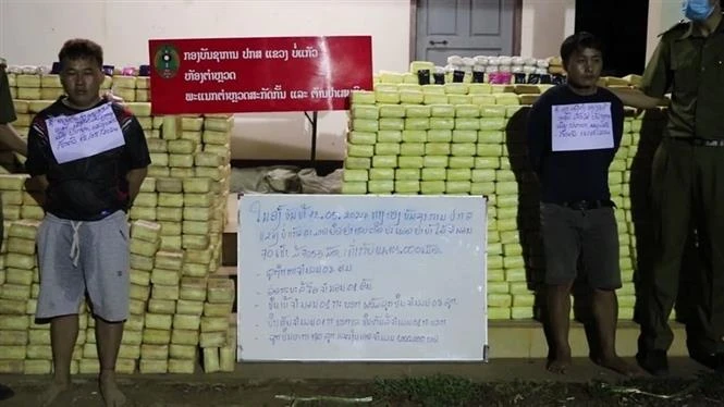 Laos raids big drug trafficking case | Vietnam+ (VietnamPlus)