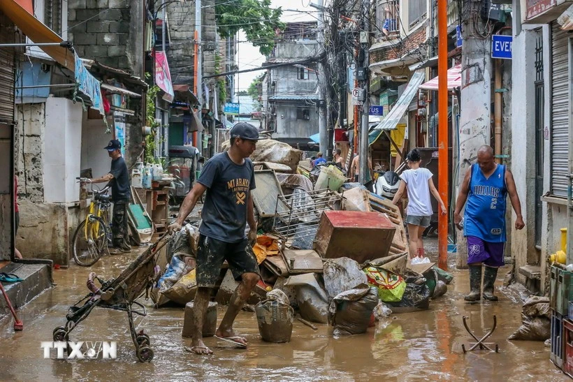 Philippine typhoon, southwest monsoon death toll top 33 | Vietnam+ ...