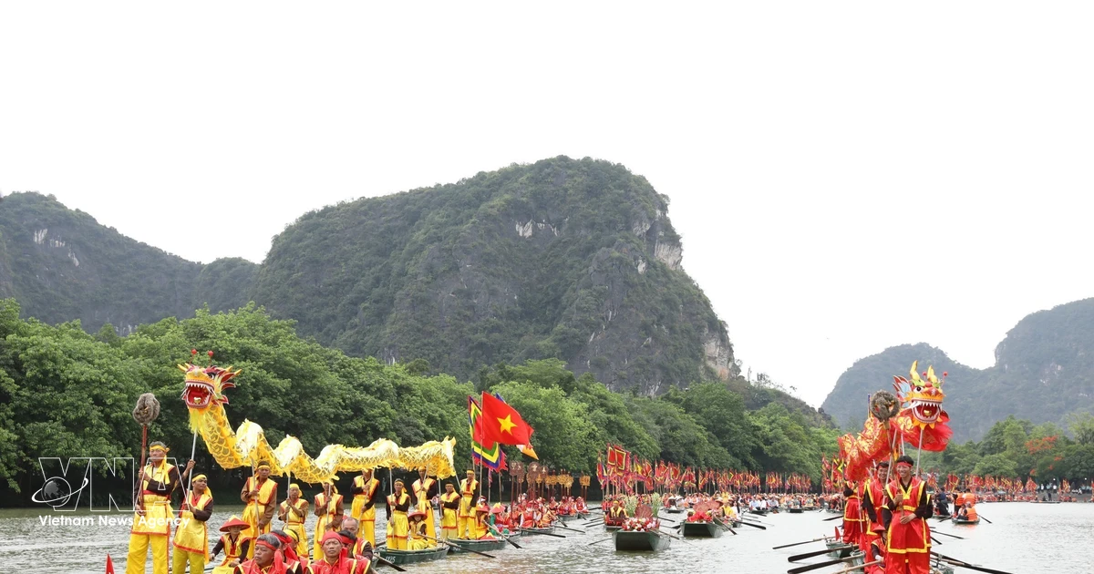 Trang An Festival honours heritage and spirituality in Ninh Binh ...