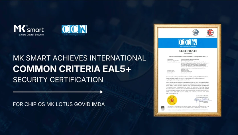 MK Smart achieves Common Criteria EAL5+ Certification, expanding ...