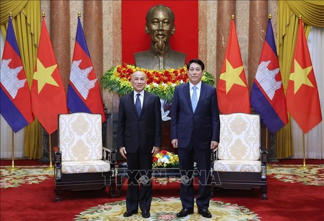 Cambodian King concludes state visit to Vietnam | Vietnam+ (VietnamPlus)