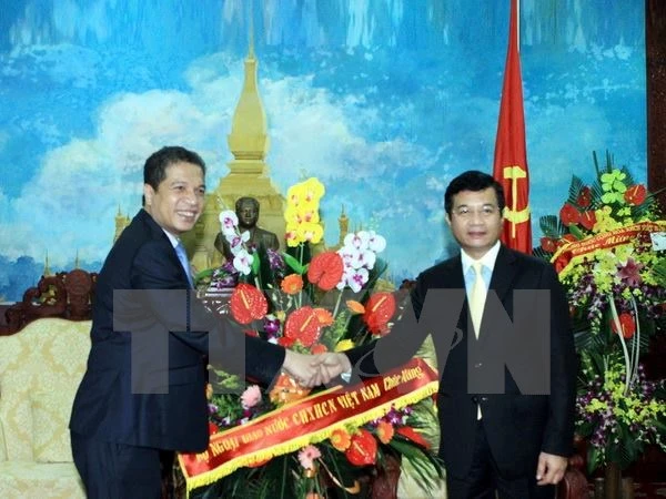 Founding anniversary greetings to Lao party | Vietnam+ (VietnamPlus)