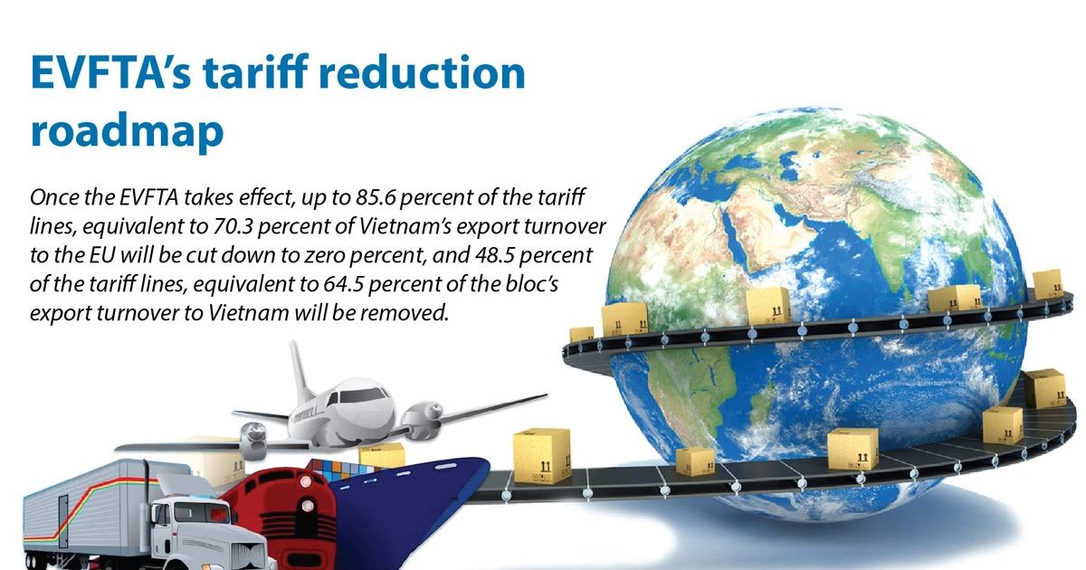 EVFTA’s tariff reduction roadmap | Vietnam+ (VietnamPlus)