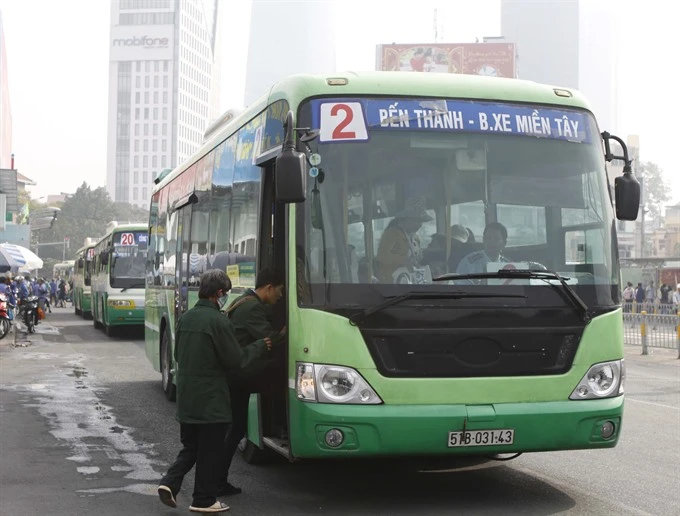 HCM City strives to reach target of 800 green buses | Vietnam+ ...