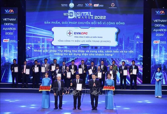 EVN honoured at Vietnam Digital Awards 2022 | Vietnam+ (VietnamPlus)