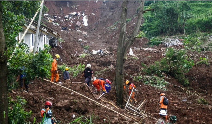 Landslide in Indonesia's West Java leaves one dead, nine missing ...