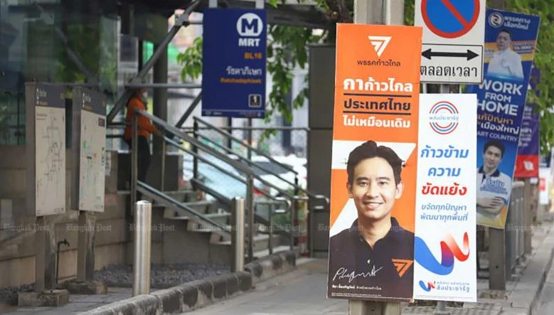 Bangkok voters back Move Forward Party candidate