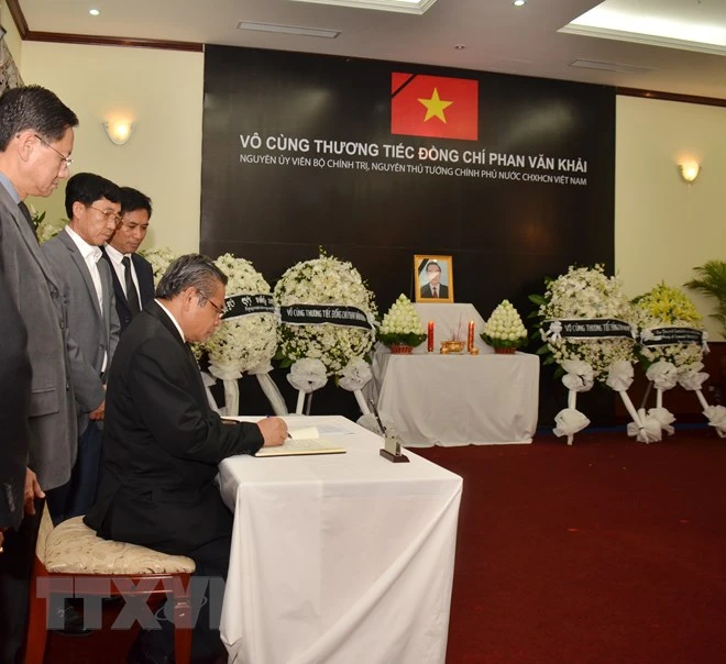 Embassies hold ceremonies commemorating former PM Phan Van Khai | Vietnam+ (VietnamPlus)