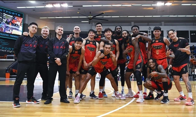 Saigon Heat to meet Singapore Slingers in semi-finals of ABL 2023 | Vietnam+ (VietnamPlus)