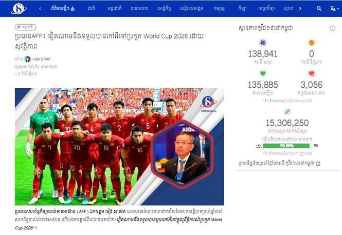 AFF President impressed with Vietnamese football: Cambodian website ...