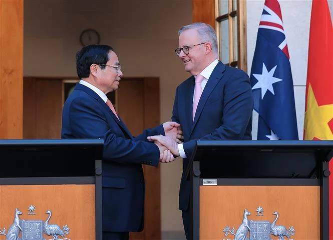 Vietnamese, Australian PMs announce elevation of ties to comprehensive strategic partnership ...