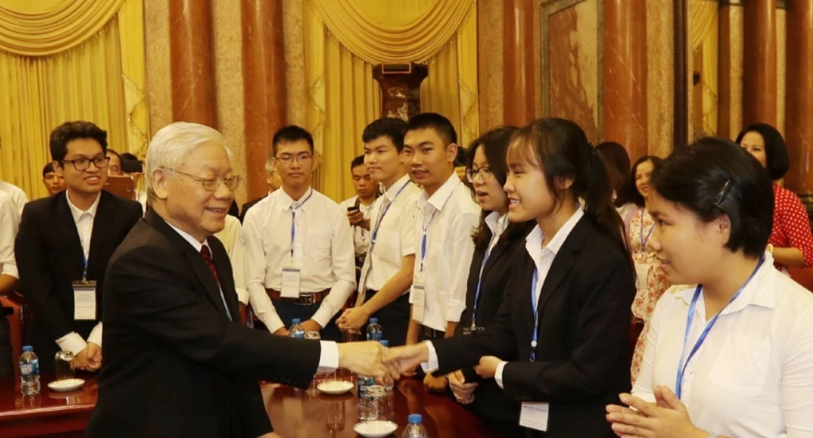 Party General Secretary and President Nguyen Phu Trong meets ...