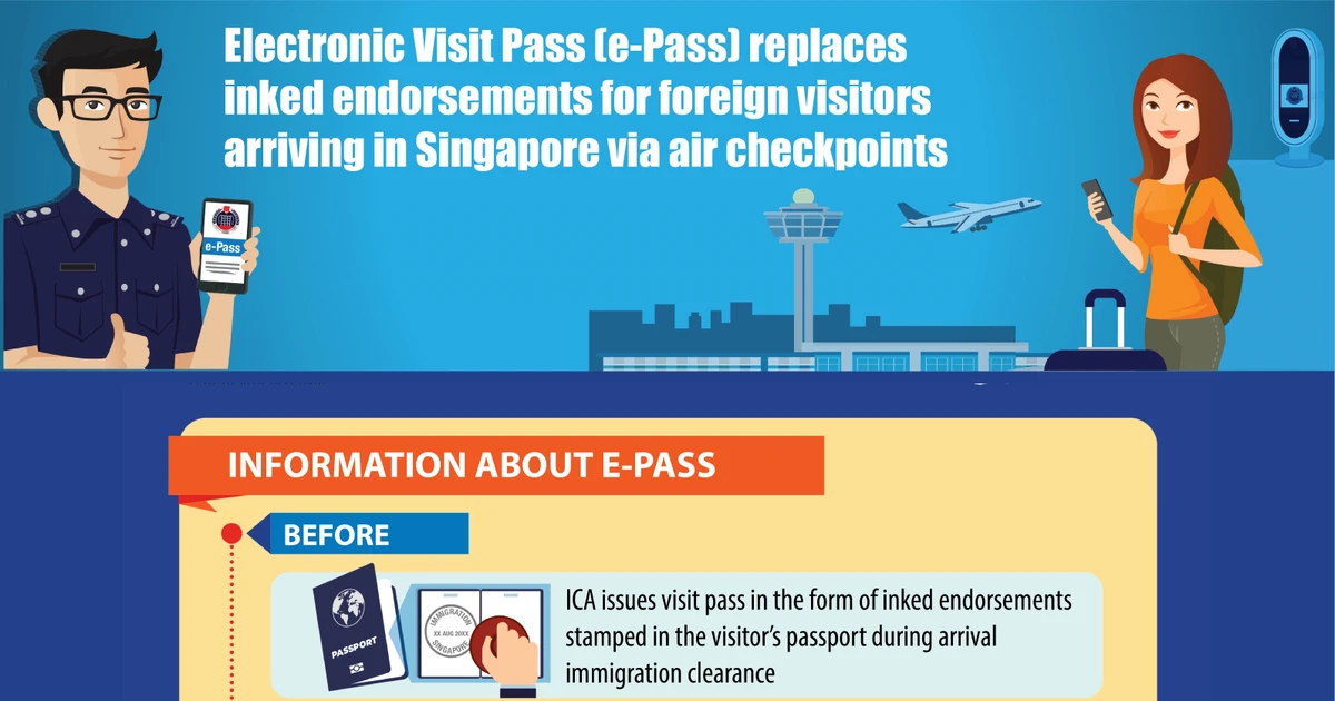 Singapore issues e-pass to foreign visitors | Vietnam+ (VietnamPlus)