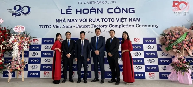 Construction on Toto Vietnam faucet factory completed | Vietnam+ ...