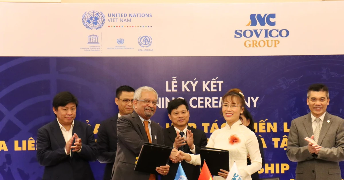 SOVICO Group becomes UN’s strategic partner | Vietnam+ (VietnamPlus)