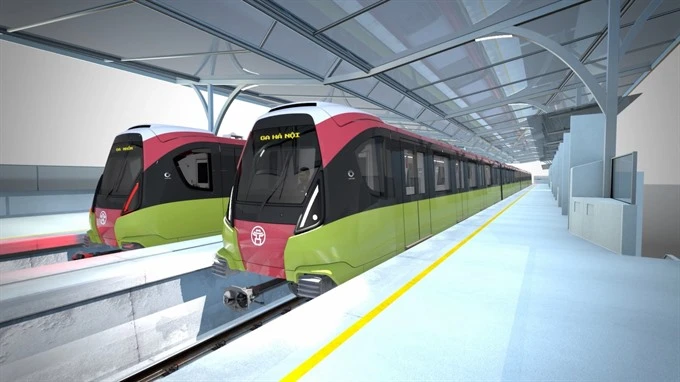 Public votes for metro line No 3 train design | Vietnam+ (VietnamPlus)