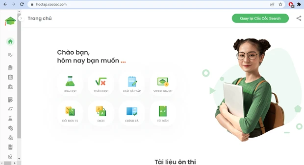 Coc Coc browser, search engine recognised national digital platform ...