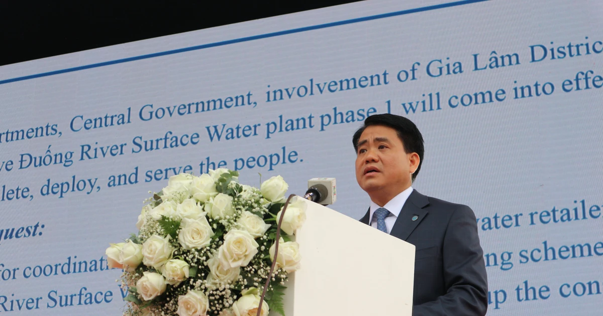 Hanoi inaugurates factory using Duong River’s surface water | Vietnam+ ...