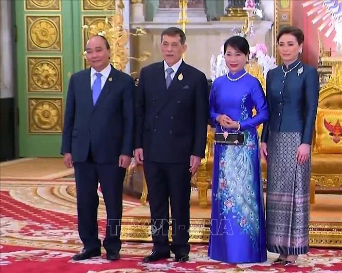 President pays courtesy call to Thai King | Vietnam+ (VietnamPlus)