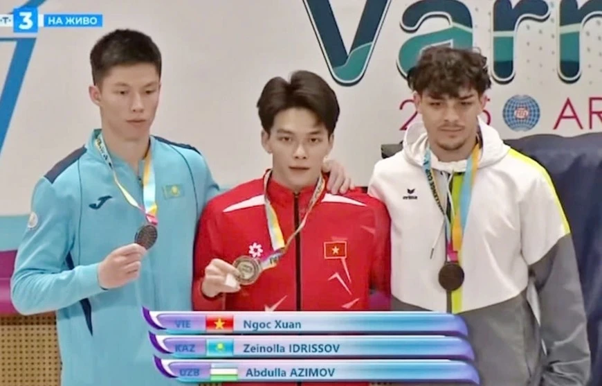 Vietnam clinches gold at 2025 FIG Artistic Gymnastics World Cup