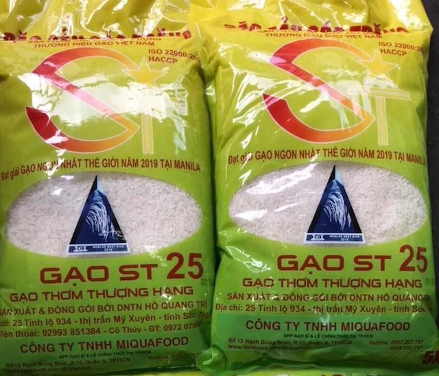 Rice ST25: Affirmation for Vietnamese brands in the international ...
