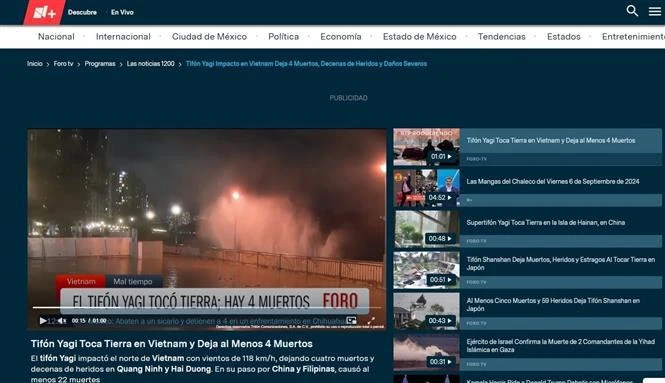 Mexican media spotlight Vietnam’s resilience in face of Typhoon Yagi ...