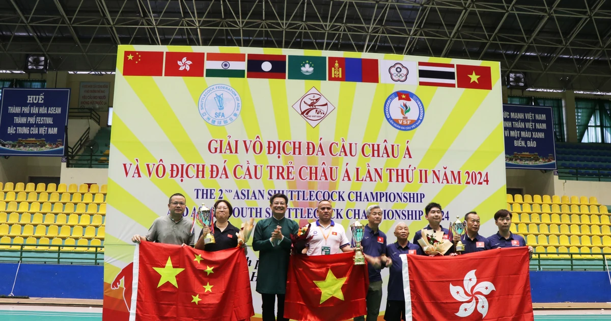 Vietnam top at 2024 Asian shuttlecock championships
