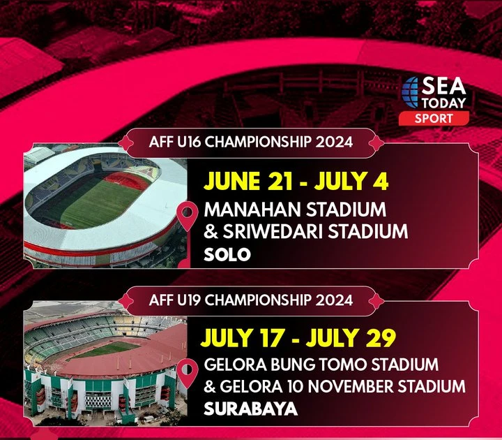 Indonesia to host AFF U16, U19 Championships 2024 | Vietnam+ (VietnamPlus)